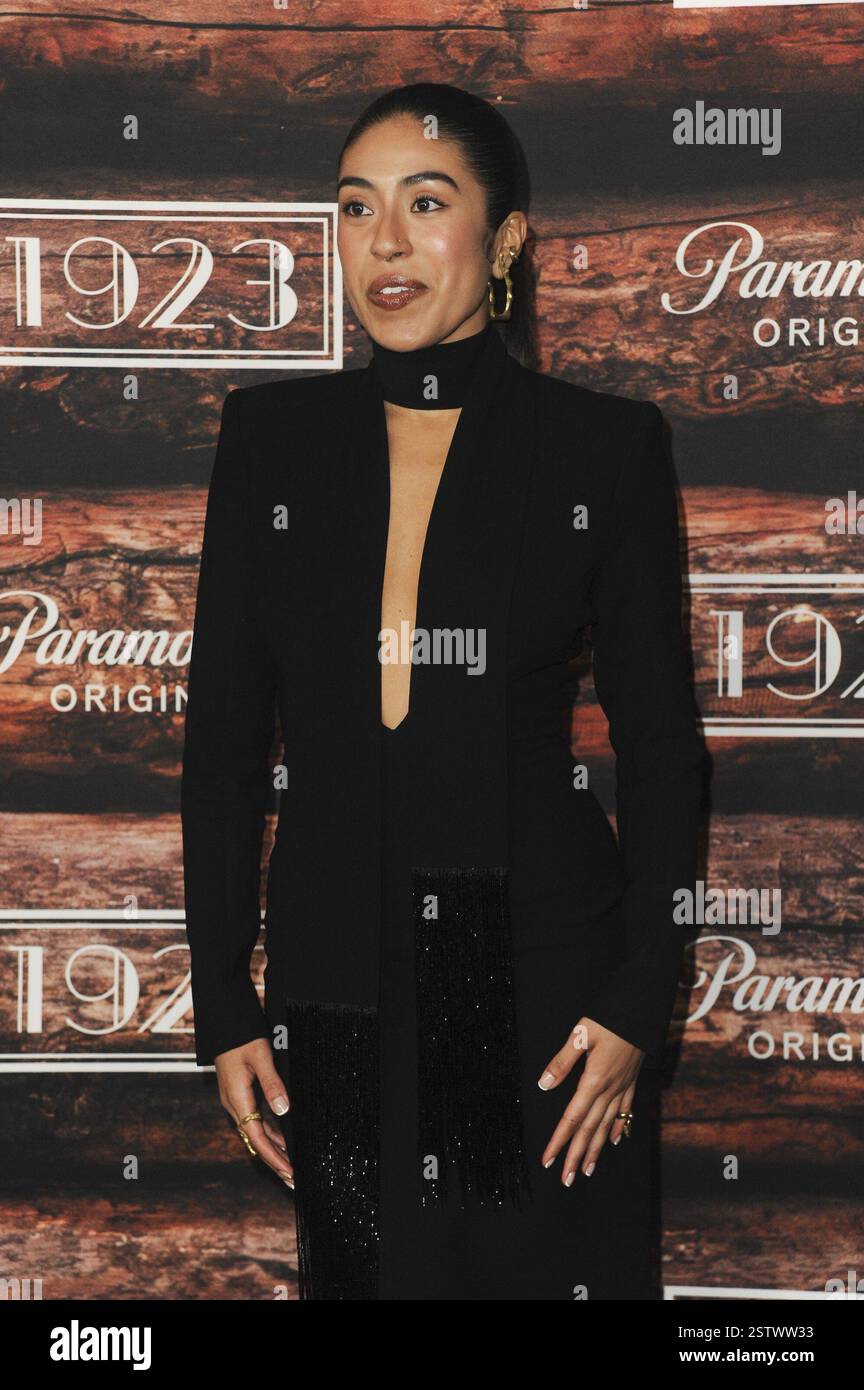 Ca. 19th Feb, 2025. Aminah Nieves at arrivals for 1923 Season Two ...