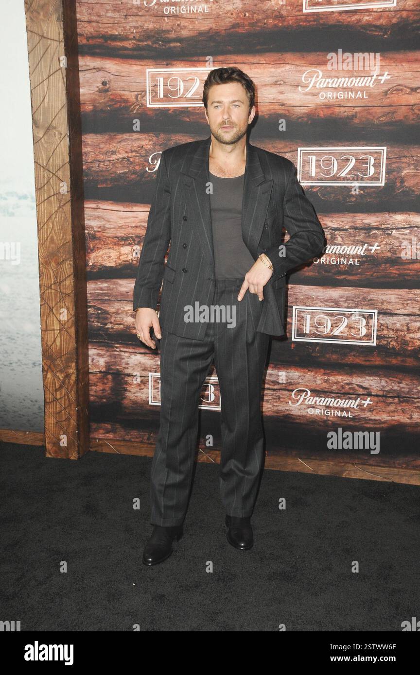 Brandon Sklenar at arrivals for 1923 Season Two Premiere, Harmony Gold ...