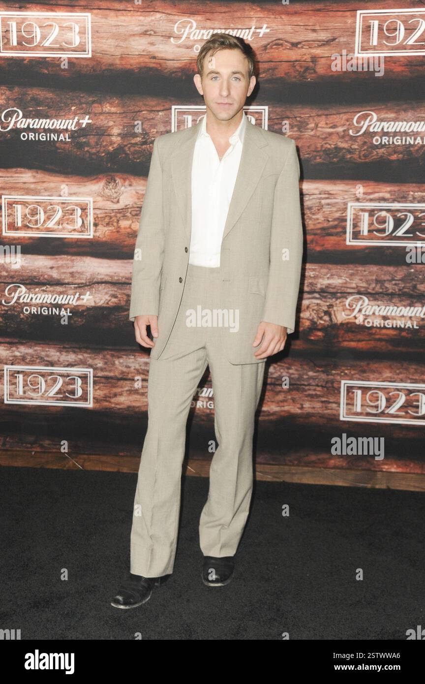 Caleb Martin at arrivals for 1923 Season Two Premiere, Harmony Gold ...