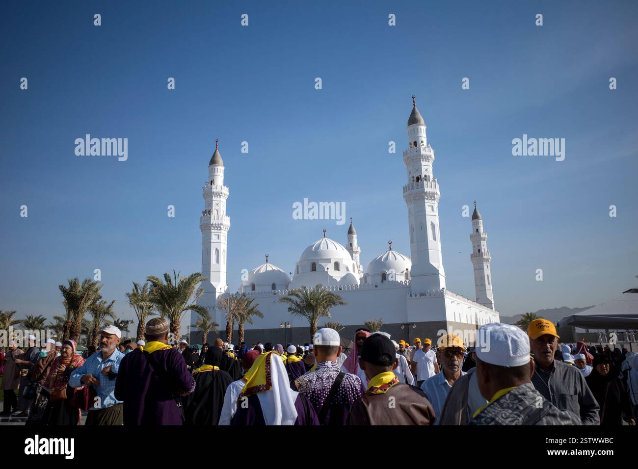 Medina, Saudi Arabia - June 30, 2024: Hajj and Umrah pilgrims at The ...