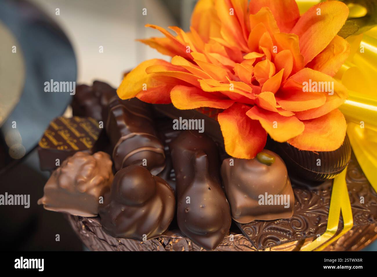 Typical dutch chocolate candy Stock Photo - Alamy