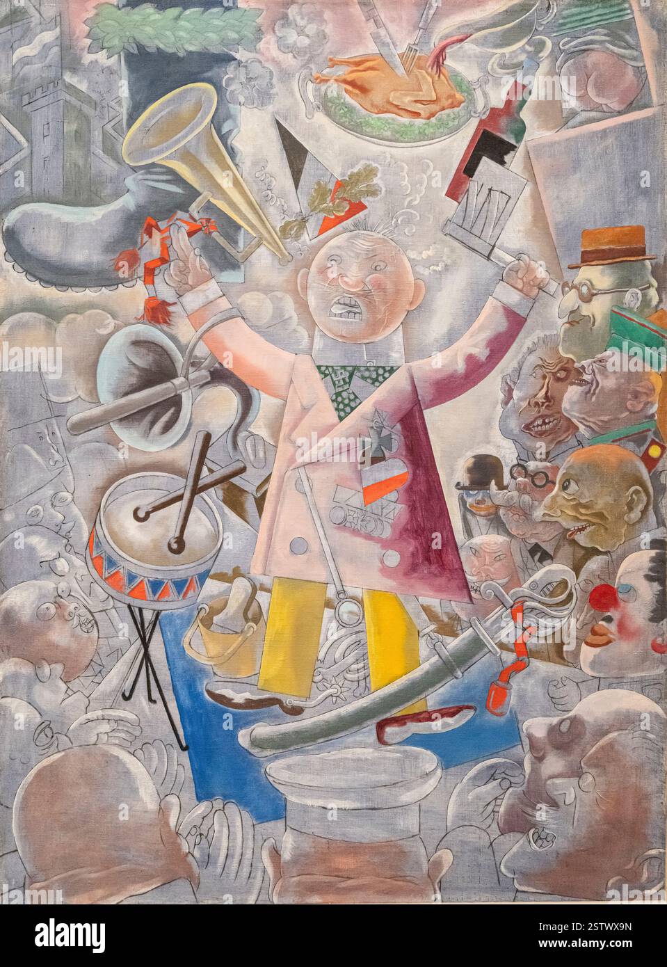 George Grosz, The Rabble Rouser, 1928, oil on canvas, Amsterdam ...