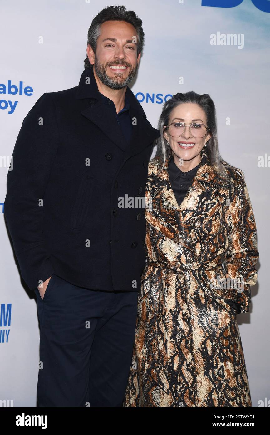 (L-R) Zachary Levi and Patricia Heaton attend Lionsgate's 'The Unbreakable Boy' New York ...