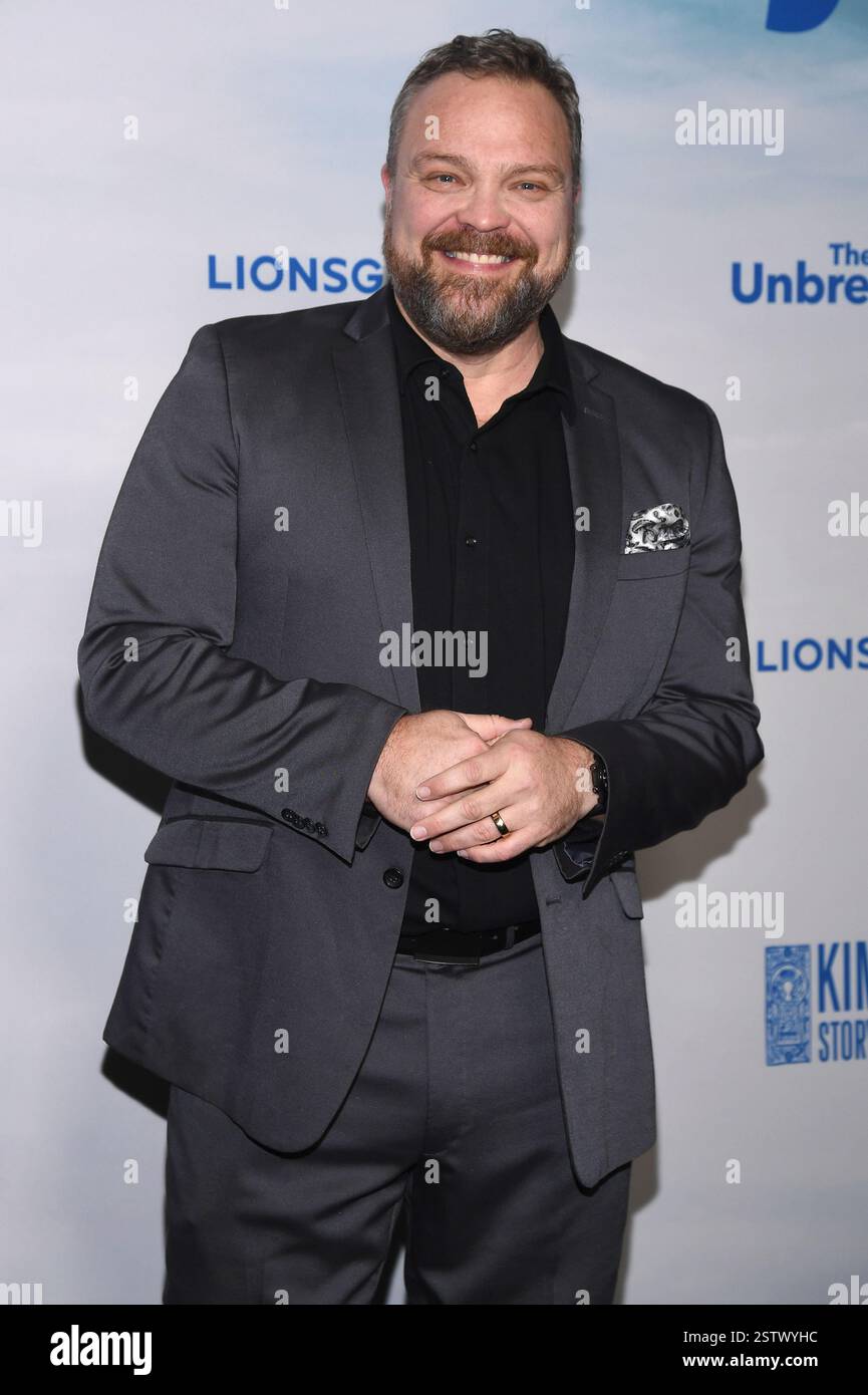 New York, USA. 19th Feb, 2025. Drew Powell attends Lionsgate's 'The Unbreakable Boy' New York ...