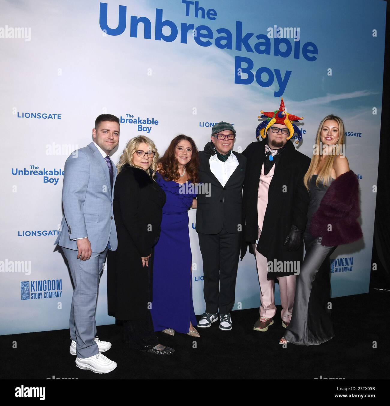 New York, USA. 19th Feb, 2025. (L-R) Logan LeRette, guest, Teresa LeRette, Scott LeRette and ...