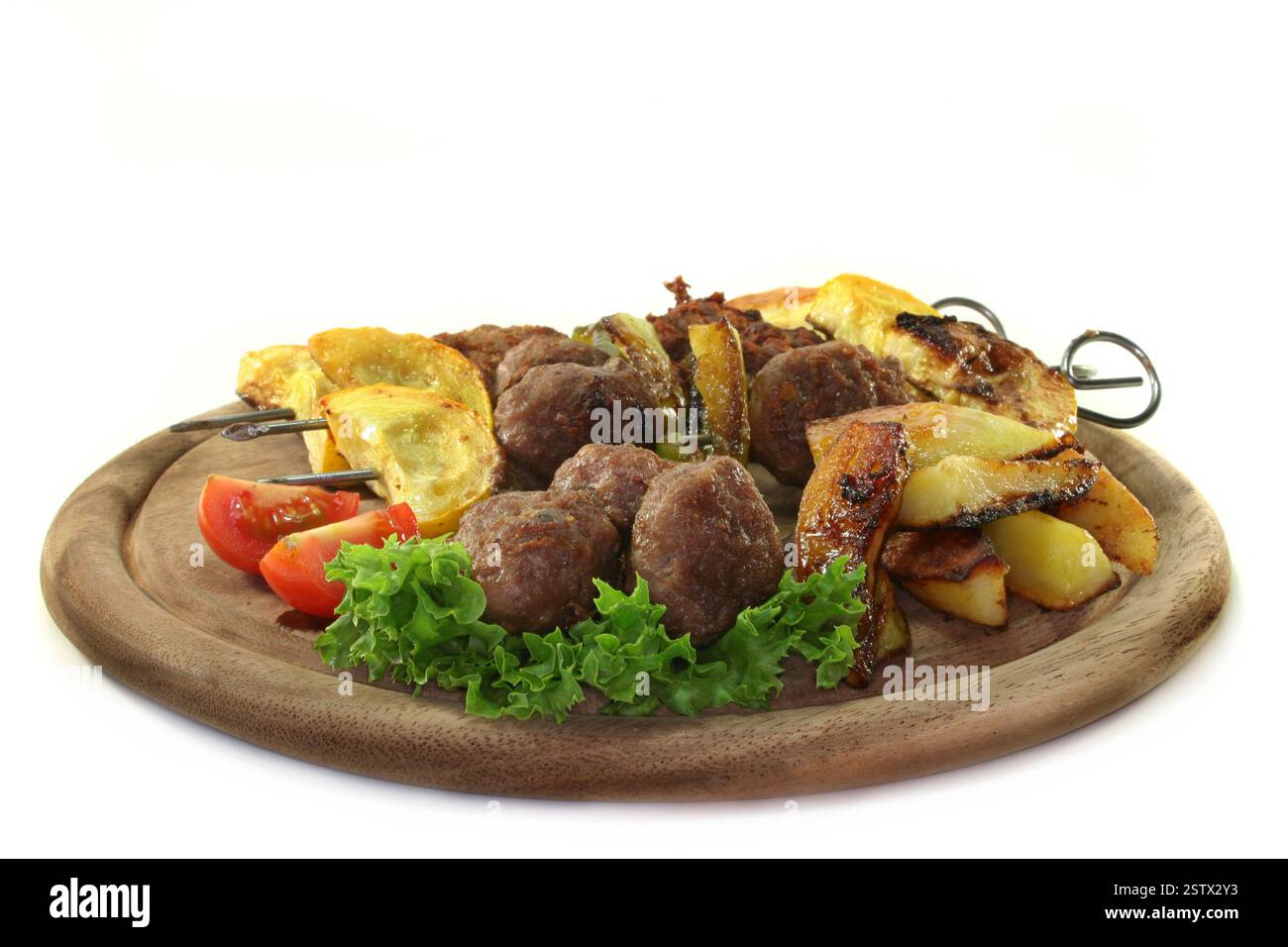 Moroccan meat skewers Stock Photo - Alamy