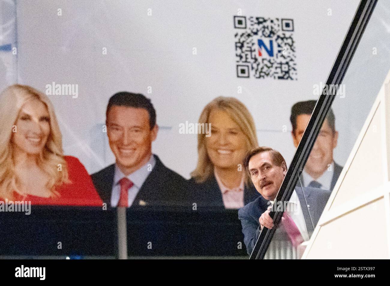 National Harbor, United States. 19th Feb, 2025. Mike Lindell seen at ...