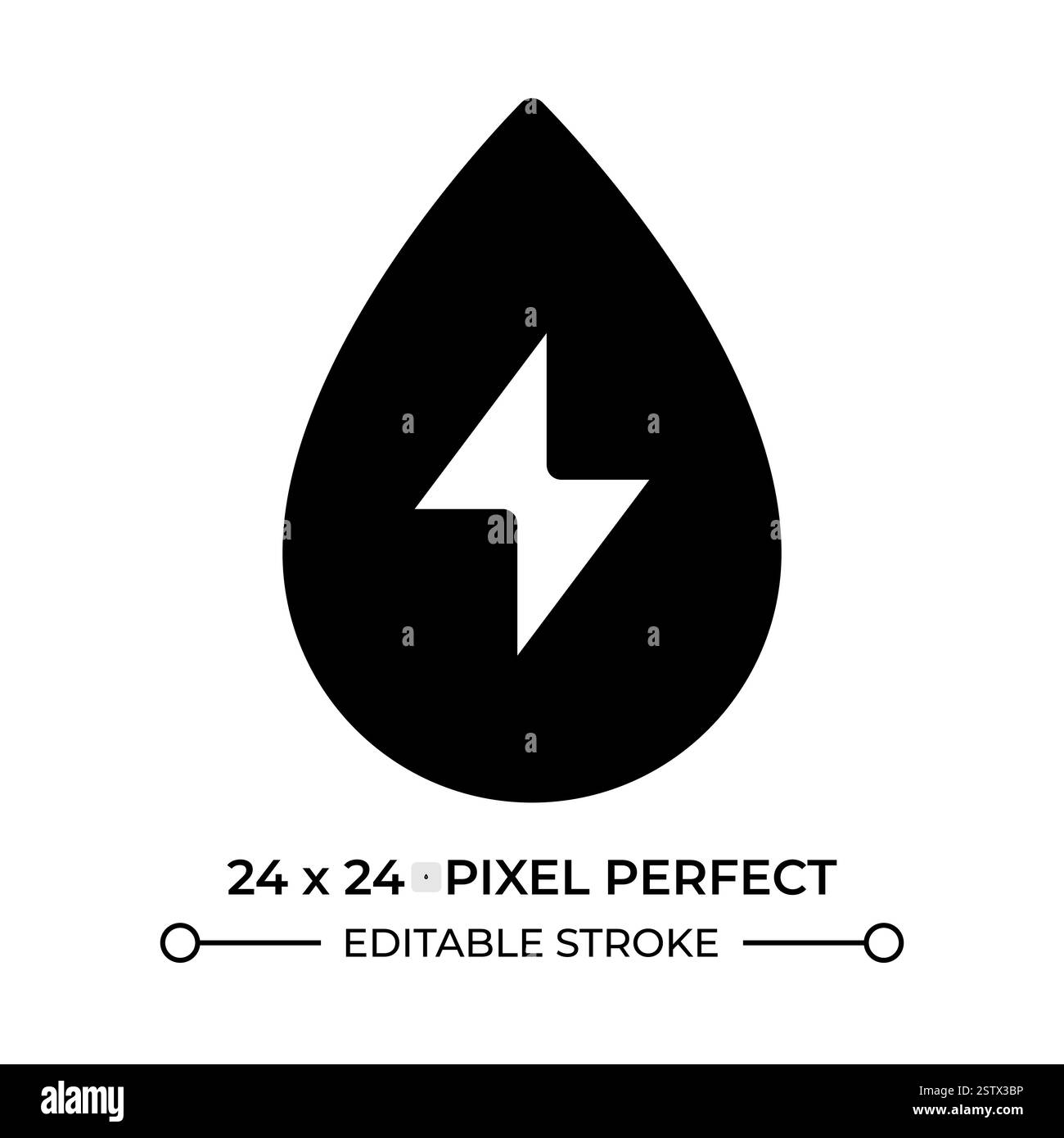 Hydropower glyph Stock Vector Images - Alamy