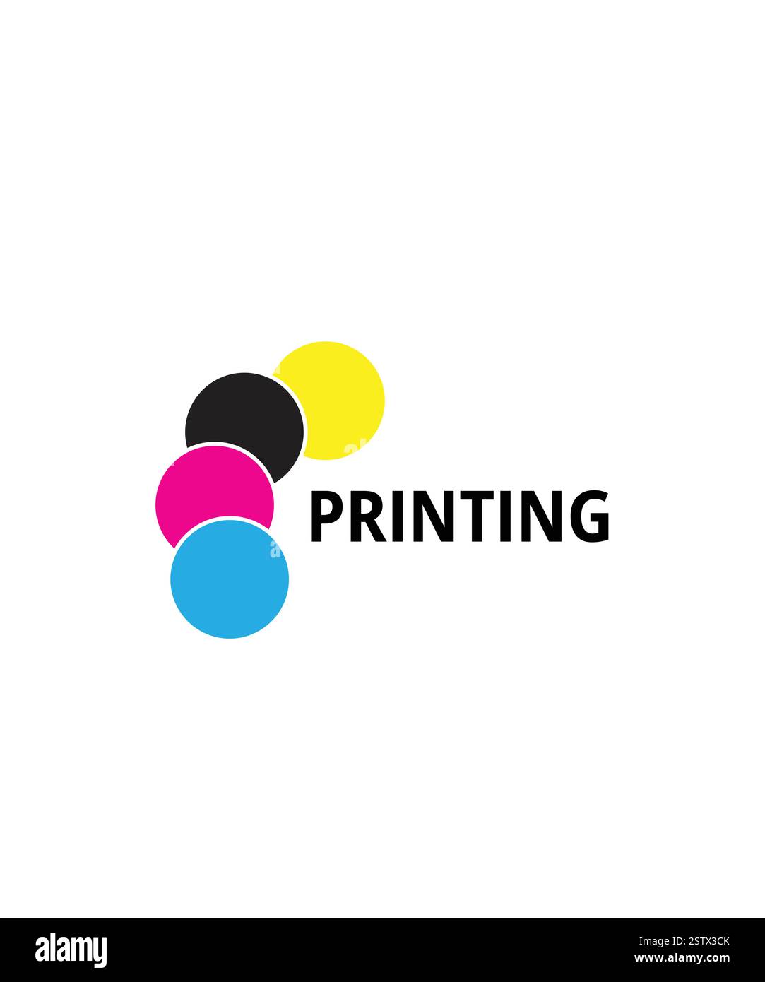 Digital Printing Logo Design, Printing Shop Logo Stock Vector Image ...