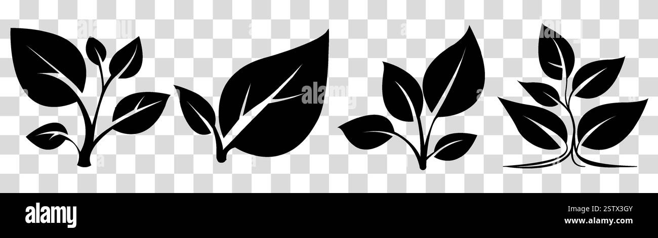 Various stems Black and White Stock Photos & Images - Alamy