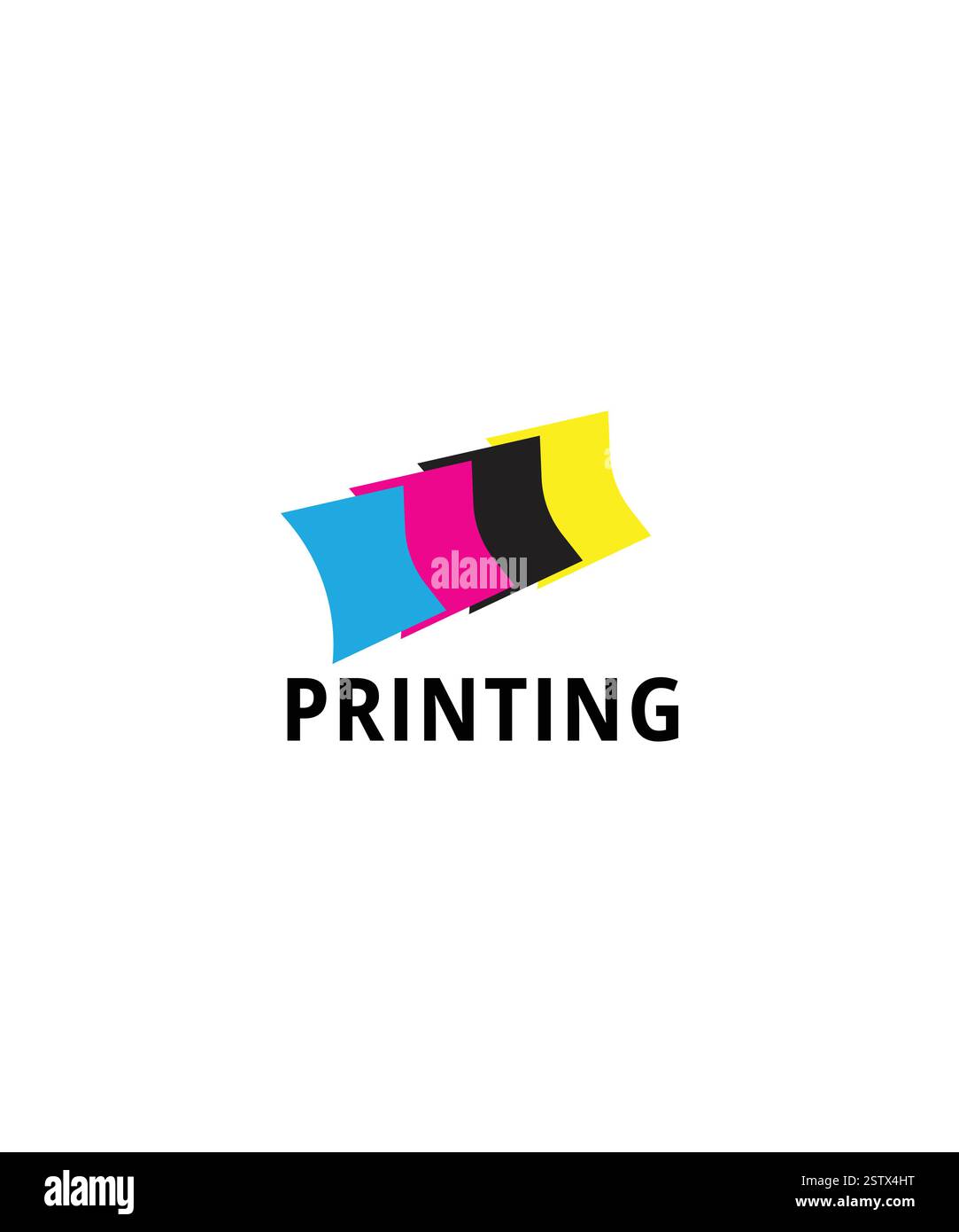 Digital Printing Logo Design, Printing Shop Logo Stock Vector Image ...