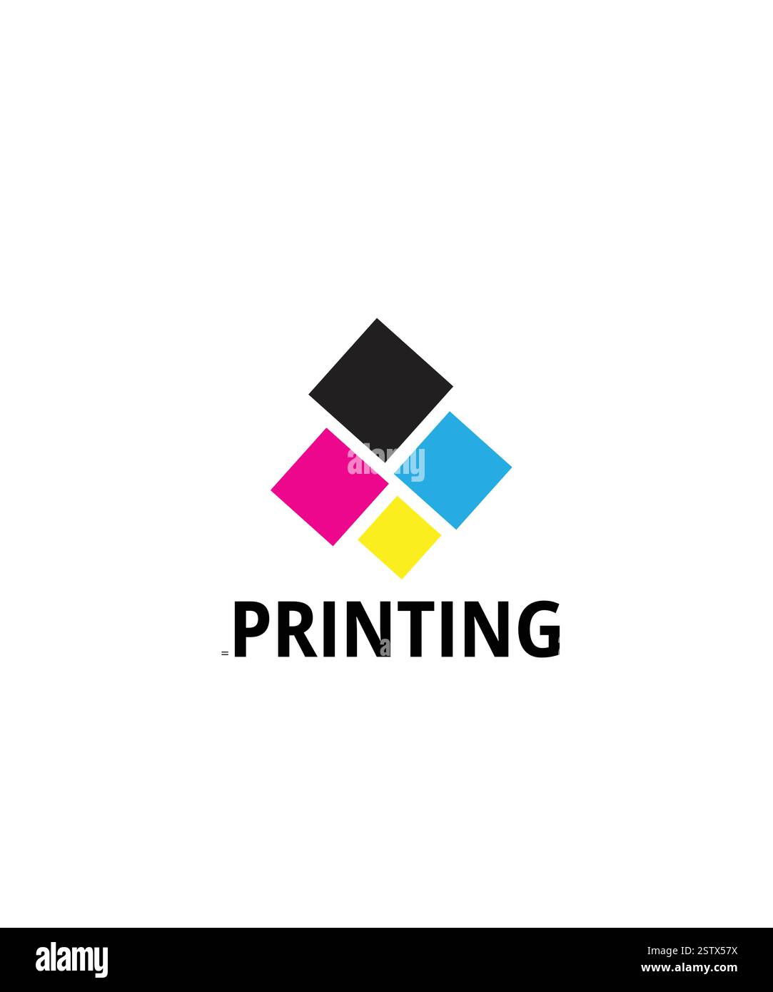 Digital Printing Logo Design, Printing Shop Logo Stock Vector Image ...