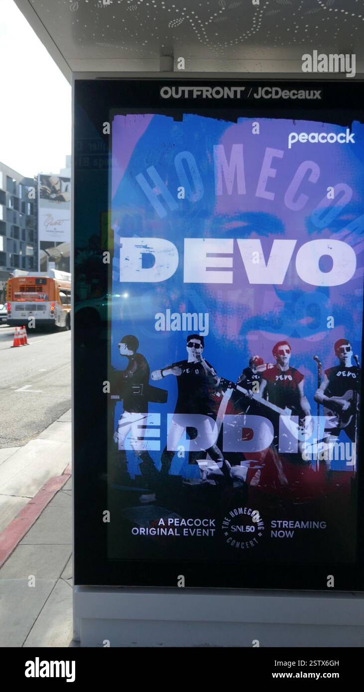 Los Angeles, California USA 19th February 2025 Devo SNL 50 Saturday ...
