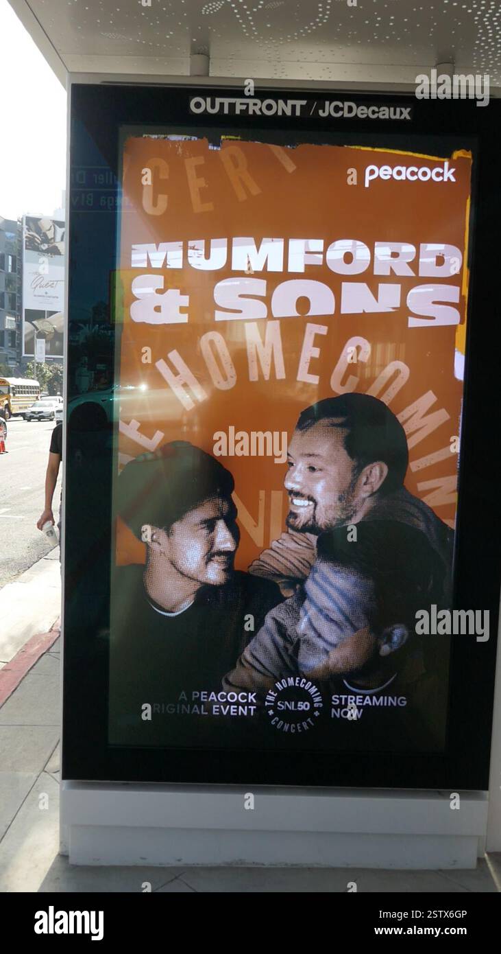 Los Angeles, California USA 19th February 2025 Mumford & Sons SNL 50 ...