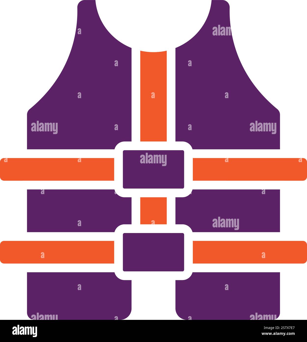 Life Jacket Vector Icon Design Illustration Stock Vector Image & Art ...