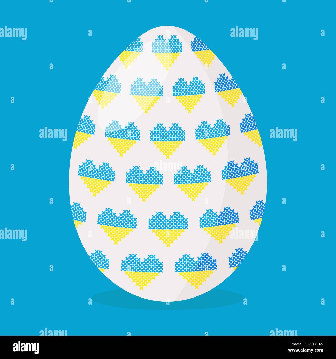Pysanka Ukrainian Easter Egg Spring Holiday Symbol Stock Vector Image ...