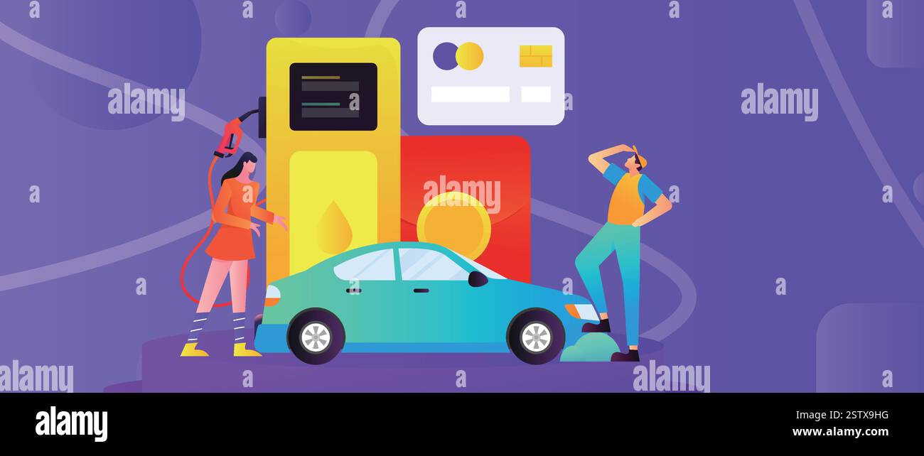 Vector Internet operation hand-drawn illustration of people getting ...