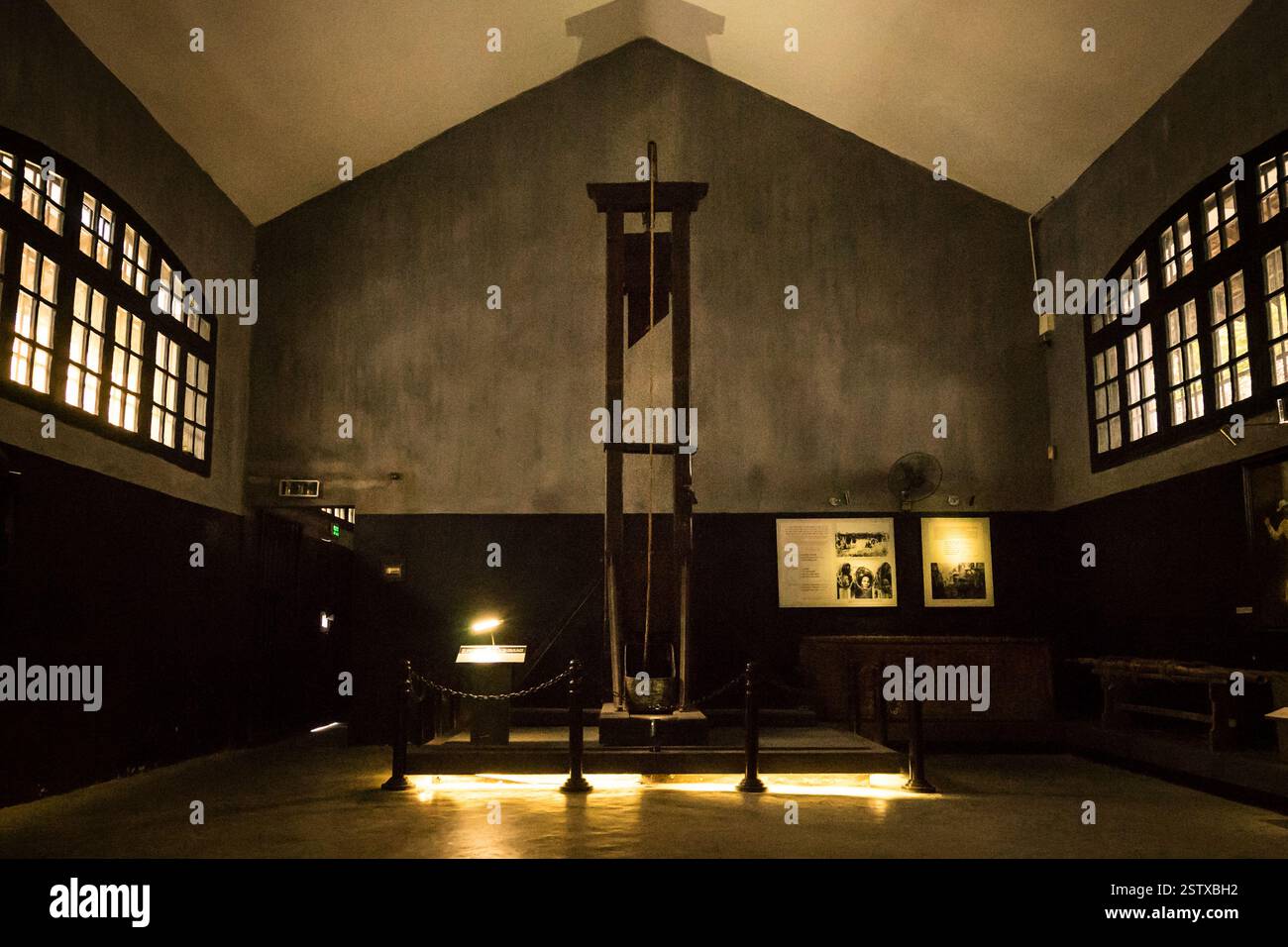 Real Guillotine at Museum of the Revolution, Hanoi Stock Photo - Alamy