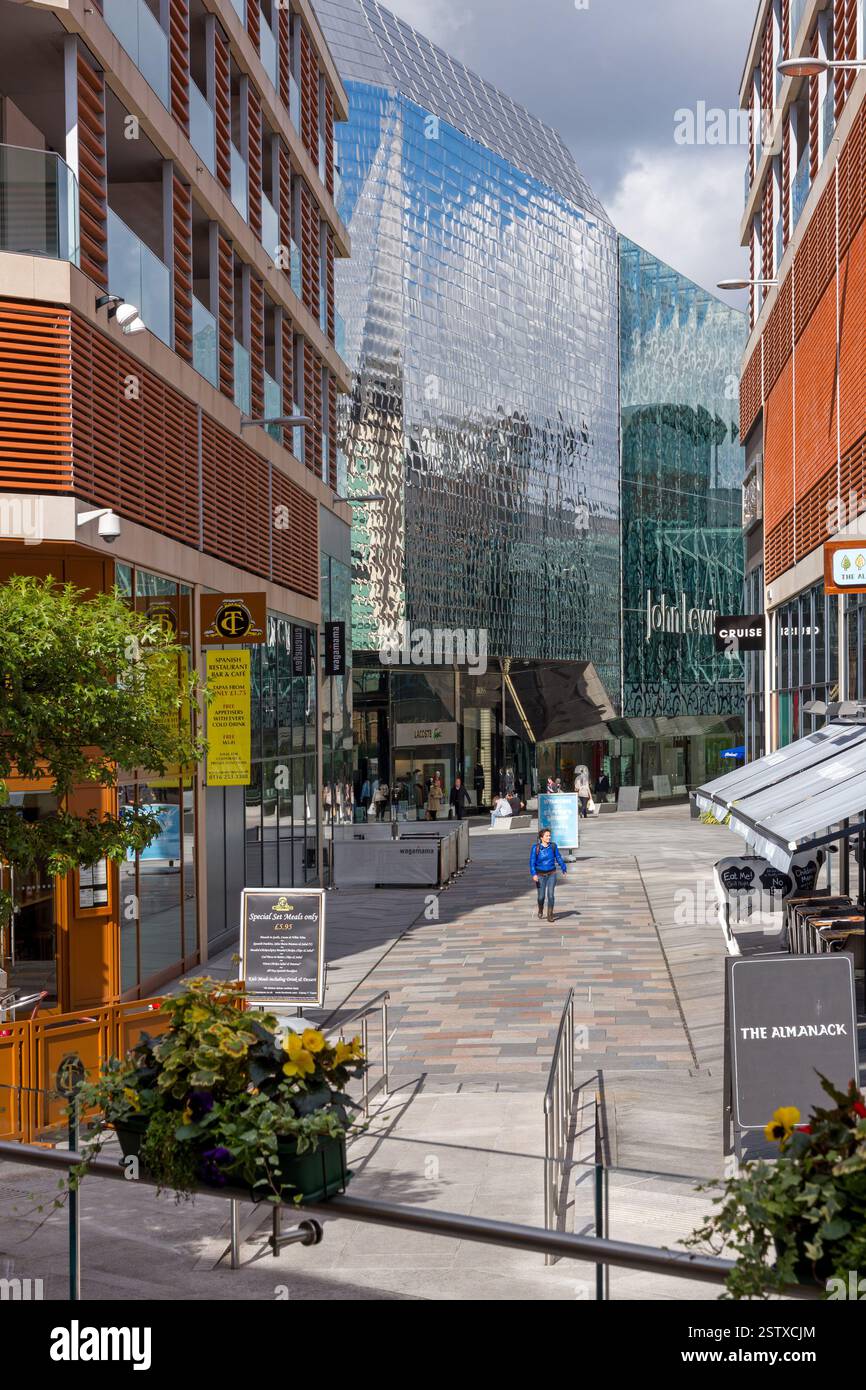 Looking towards St Peters Square and the modern architecture of the ...