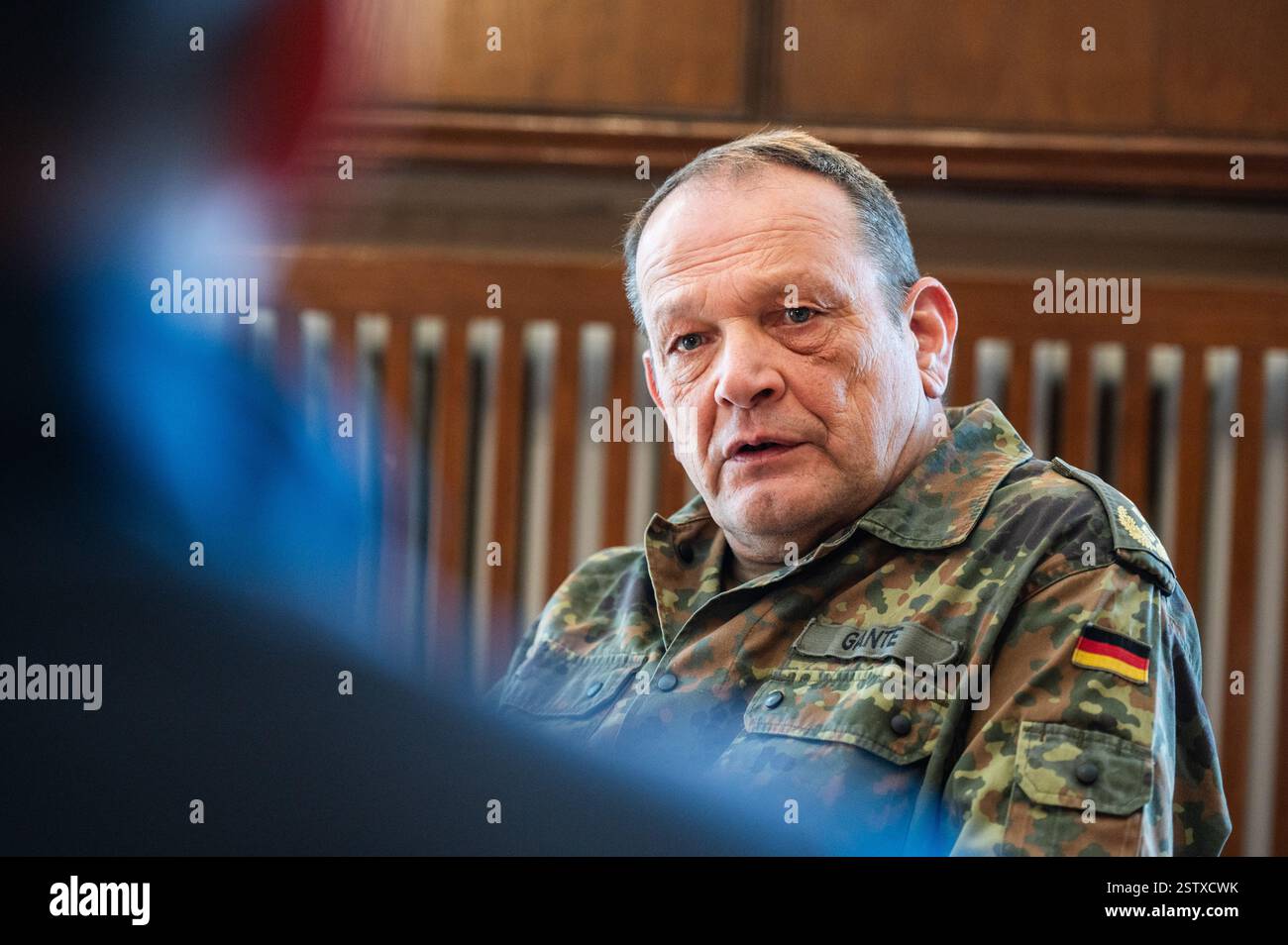 Schwielowsee, Germany. 18th Feb, 2025. Harald Gante, Lieutenant General ...