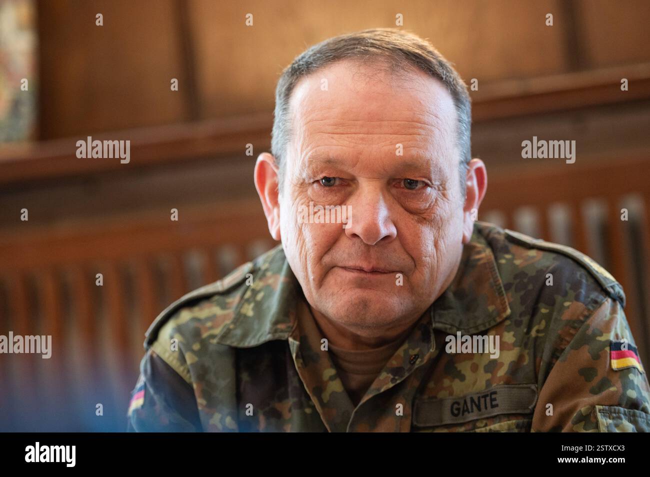 Schwielowsee, Germany. 18th Feb, 2025. Harald Gante, Lieutenant General ...
