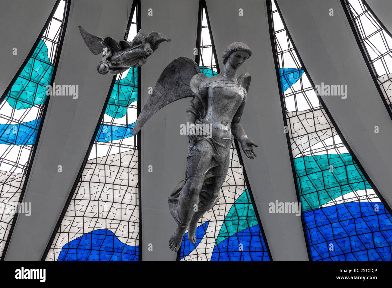 Nave with 3 angels, Metropolitan Cathedral of Our Lady of Aparecida ...