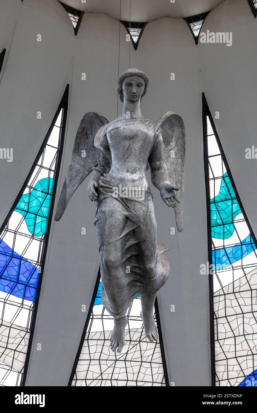 Nave with 3 angels, Metropolitan Cathedral of Our Lady of Aparecida ...