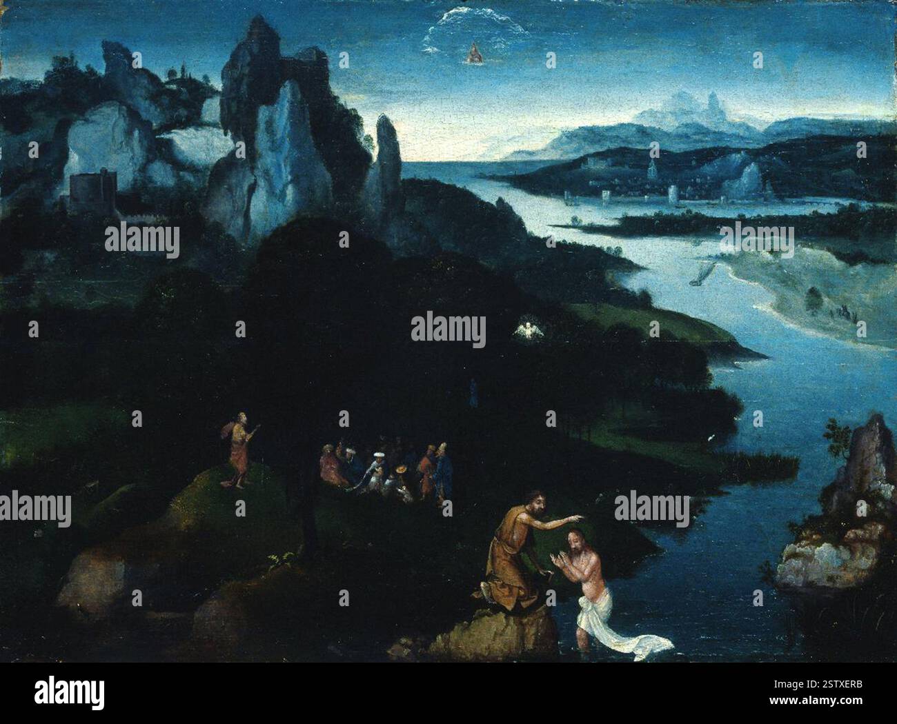 Baptism of Jesus Workshop of Joachim Patinir Stock Photo - Alamy