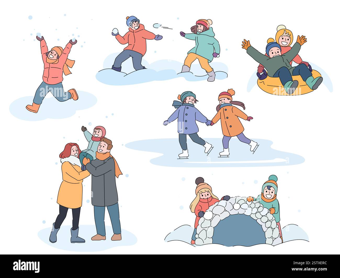 People walk in game Stock Vector Images - Alamy