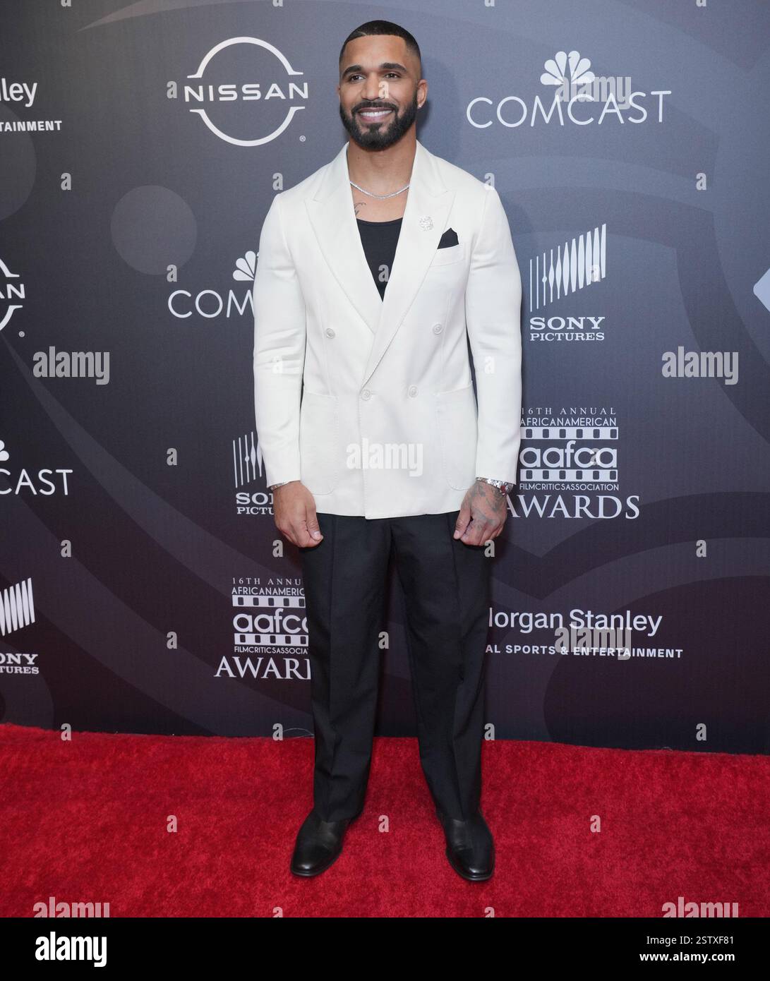 Los Angeles, USA. 19th Feb, 2025. Tyler Lepley arrives at the 16th ...