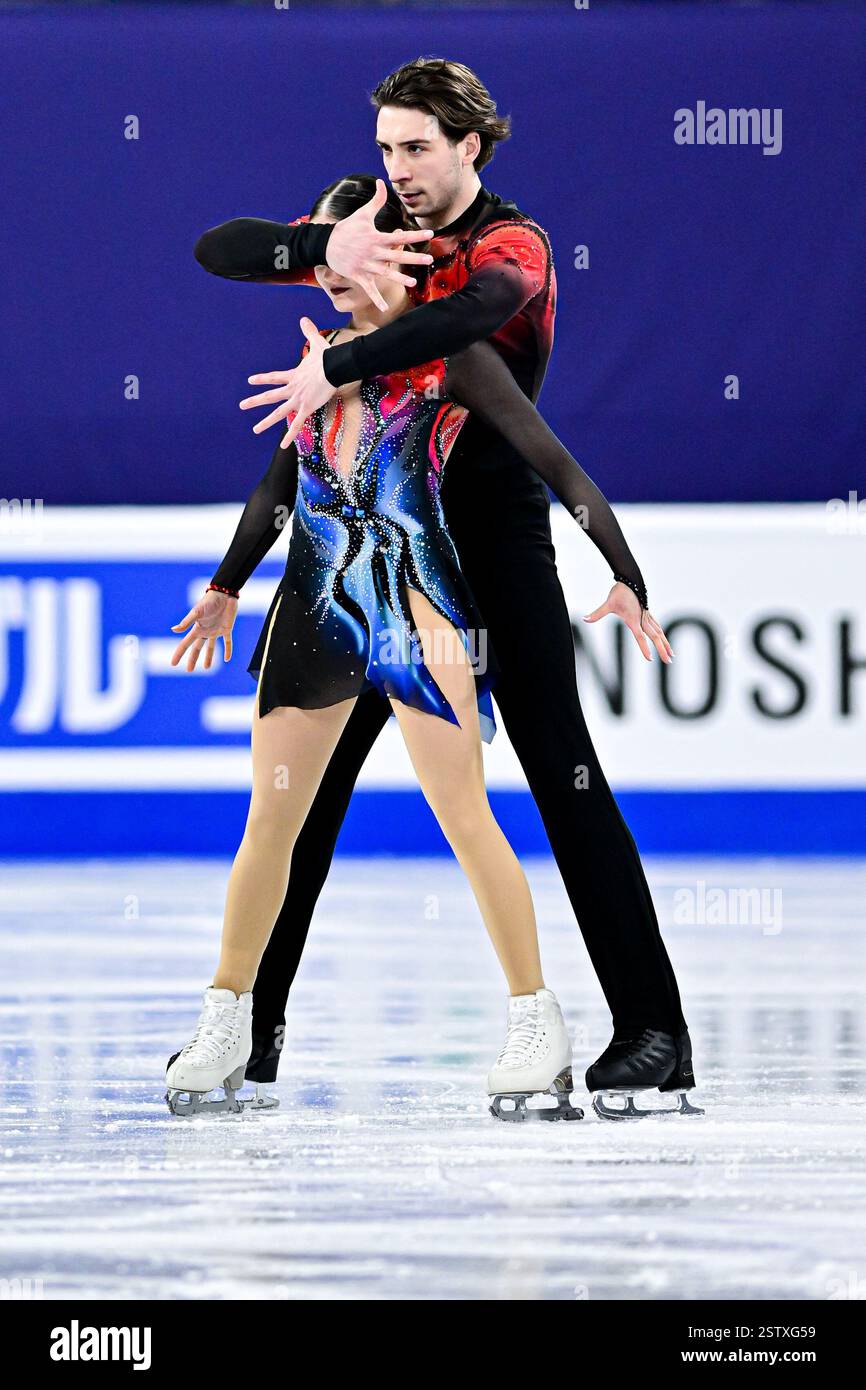 Kelly Ann LAURIN & Loucas ETHIER (CAN), during Pairs Short Program, at ...