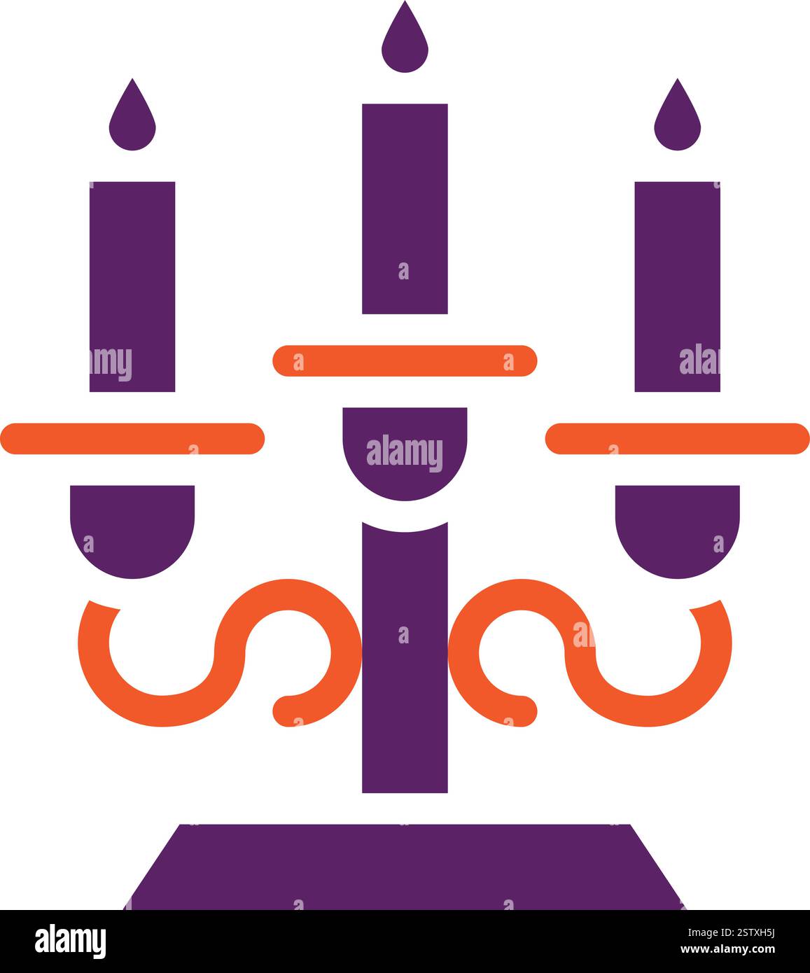 Candlestick Vector Icon Design Illustration Stock Vector Image & Art ...