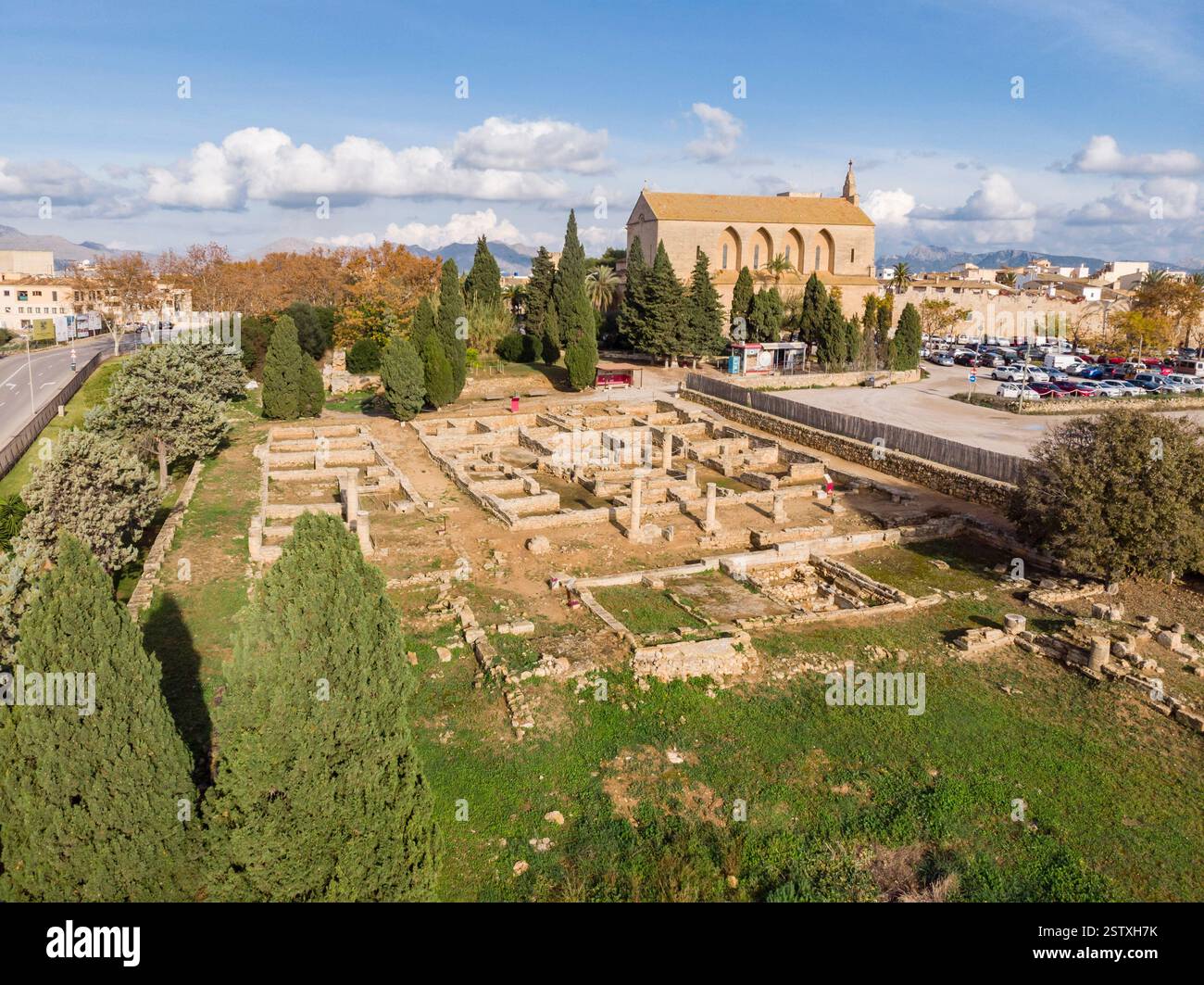 Roman city of Pollentia Stock Photo - Alamy