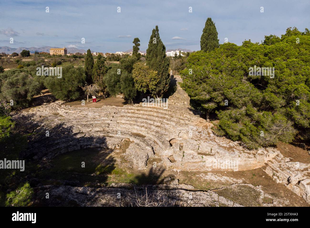 Roman theater of pollentia hi-res stock photography and images - Alamy