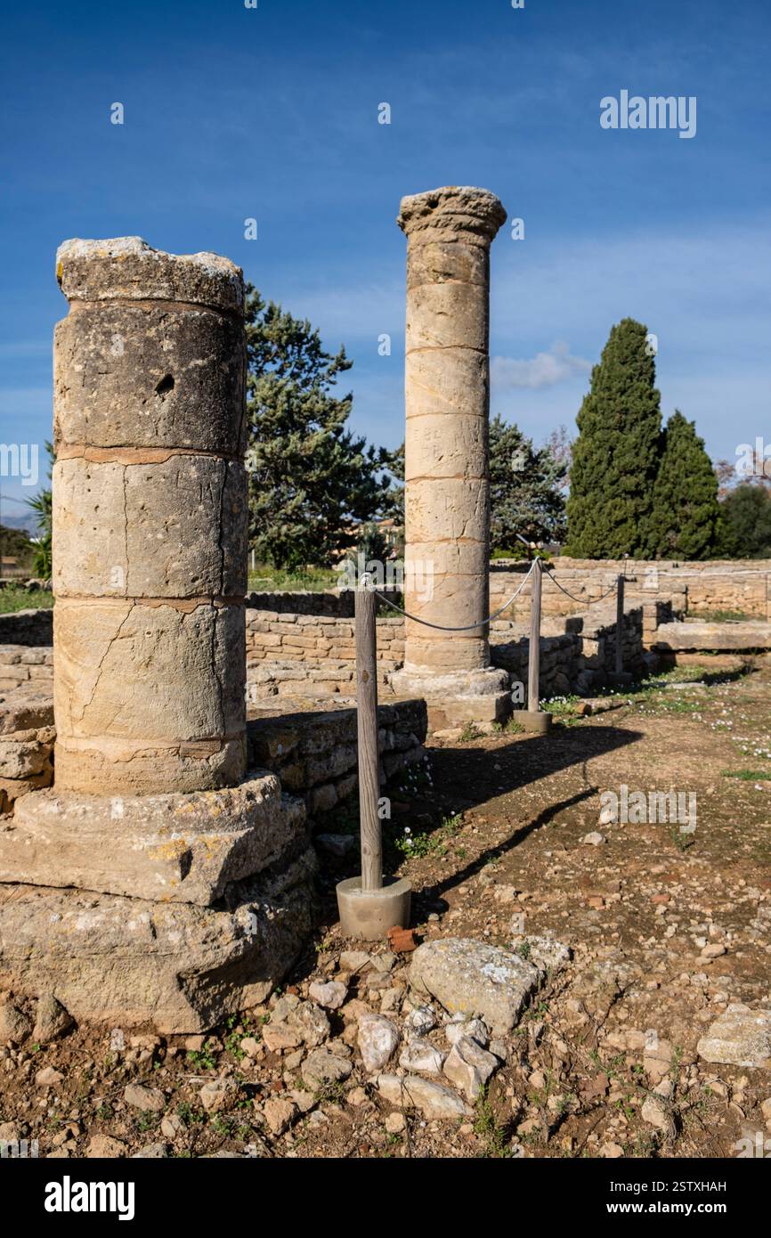 Roman city of Pollentia Stock Photo - Alamy