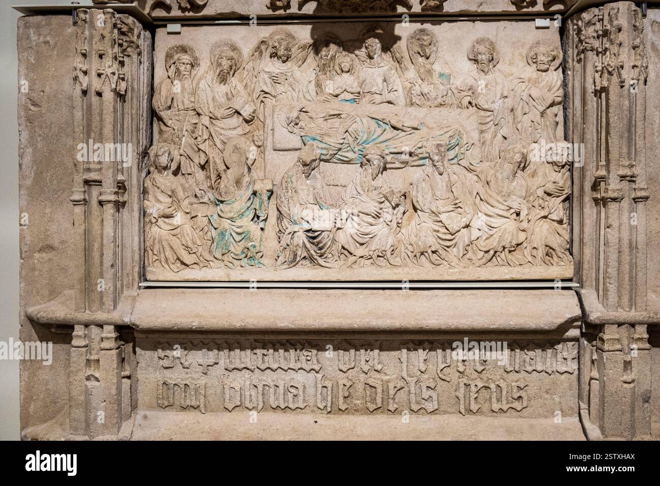 Oliva family sepulchral lauda Stock Photo - Alamy