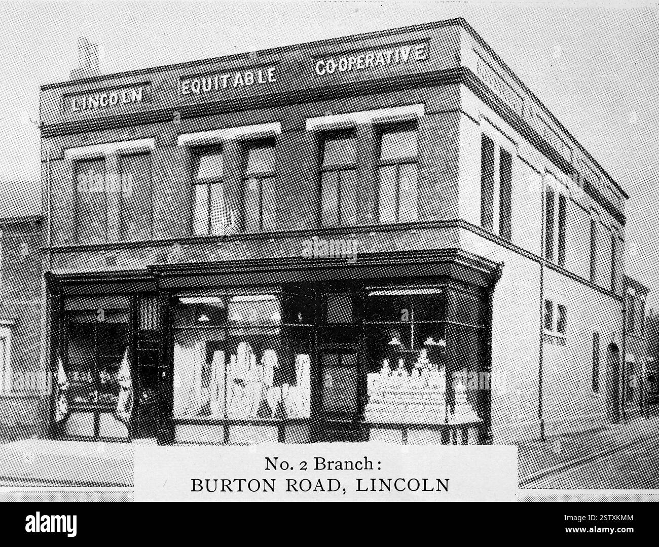 Shopfront of the No. 2 Branch, Burton Road, Lincoln. From a series of ...