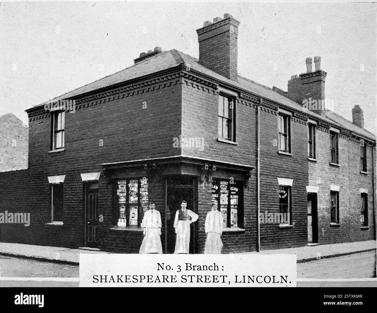 Shopfront and staff members of the No. 3 Branch, Shakespeare Street ...