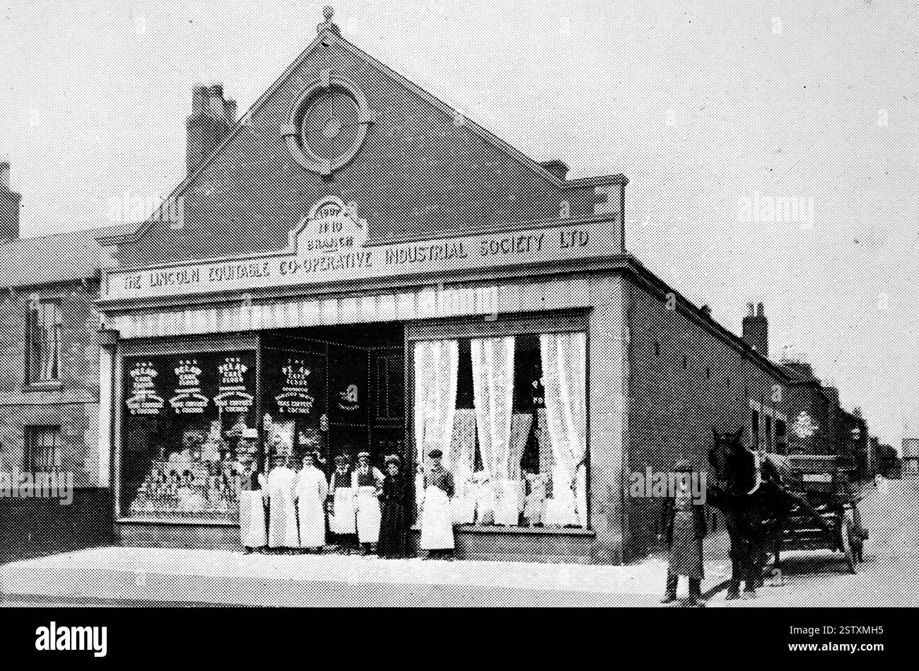Shopfront and staff members of the No. 10 Branch, Gresham Street ...