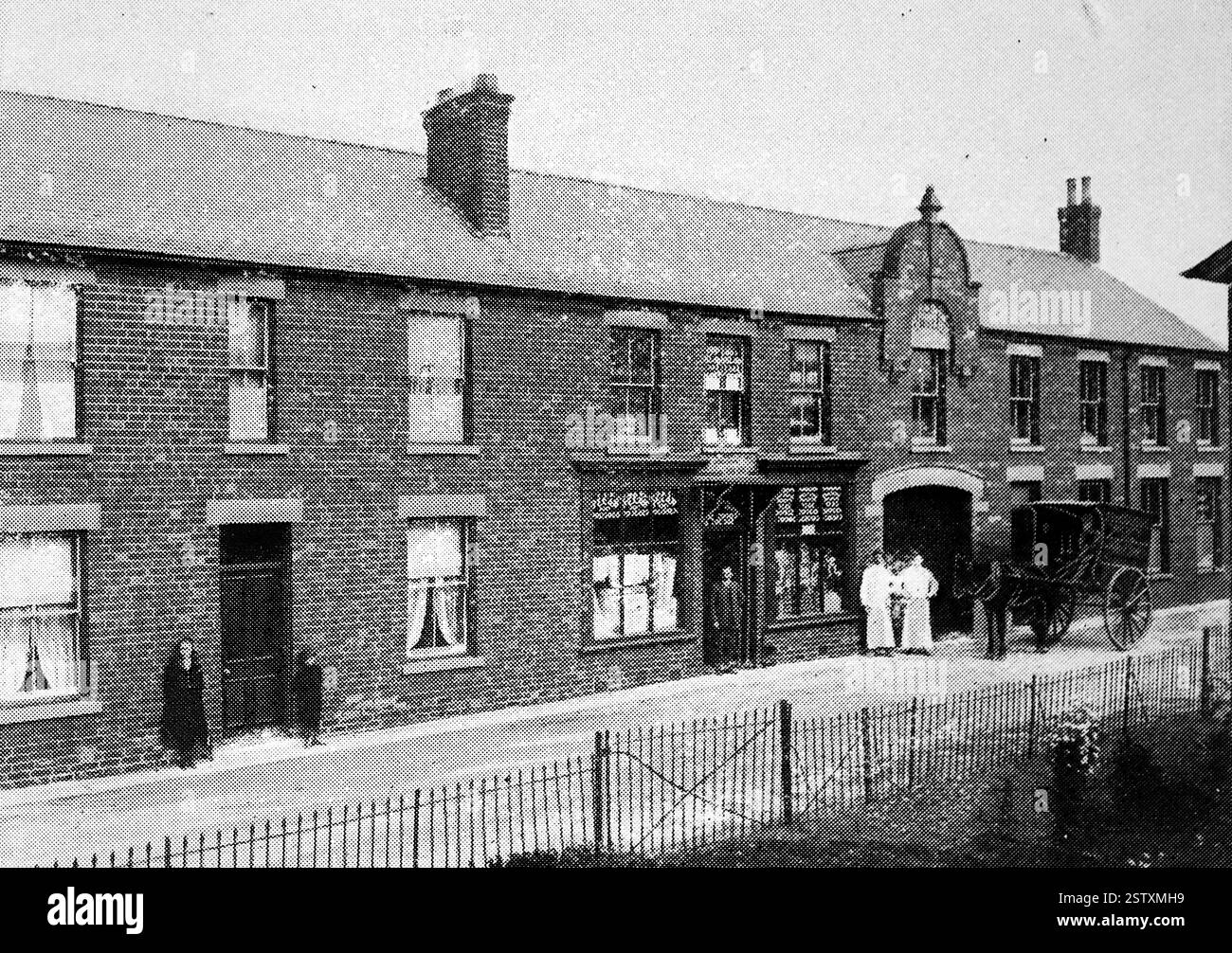 Shopfront and staff members of the No. 11 Branch, Bardney, Lincoln ...