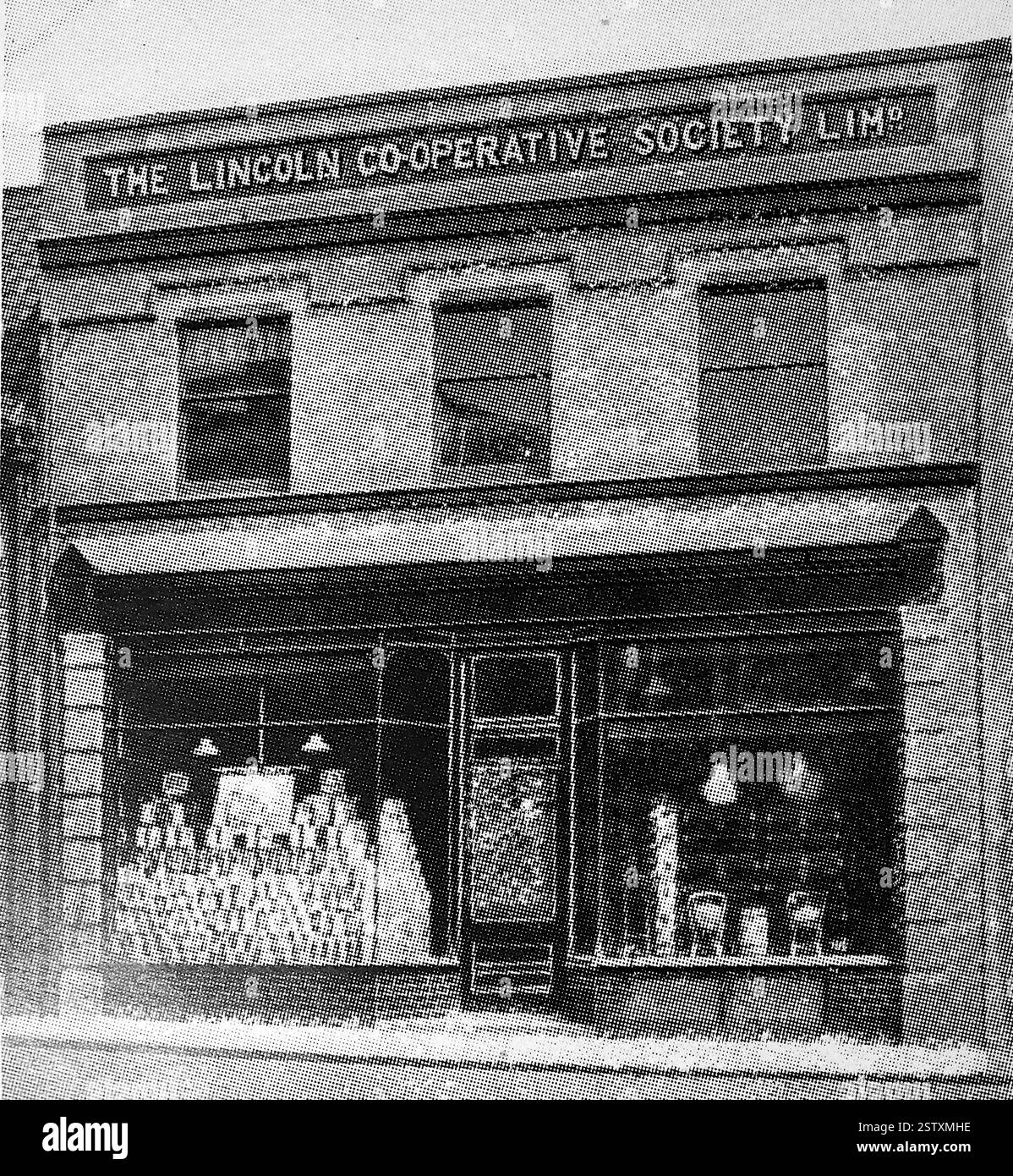 Shopfront of the No. 12 Branch, Horncastle, Lincoln. From a series of ...