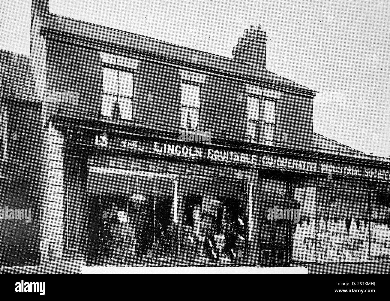 Shopfront of the No. 13 Branch, Sleaford, Lincoln. From a series of ...