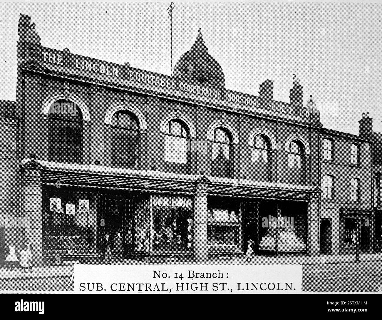 Shopfront of the No. 14 Branch, Sub. Central, High Street, Lincoln ...