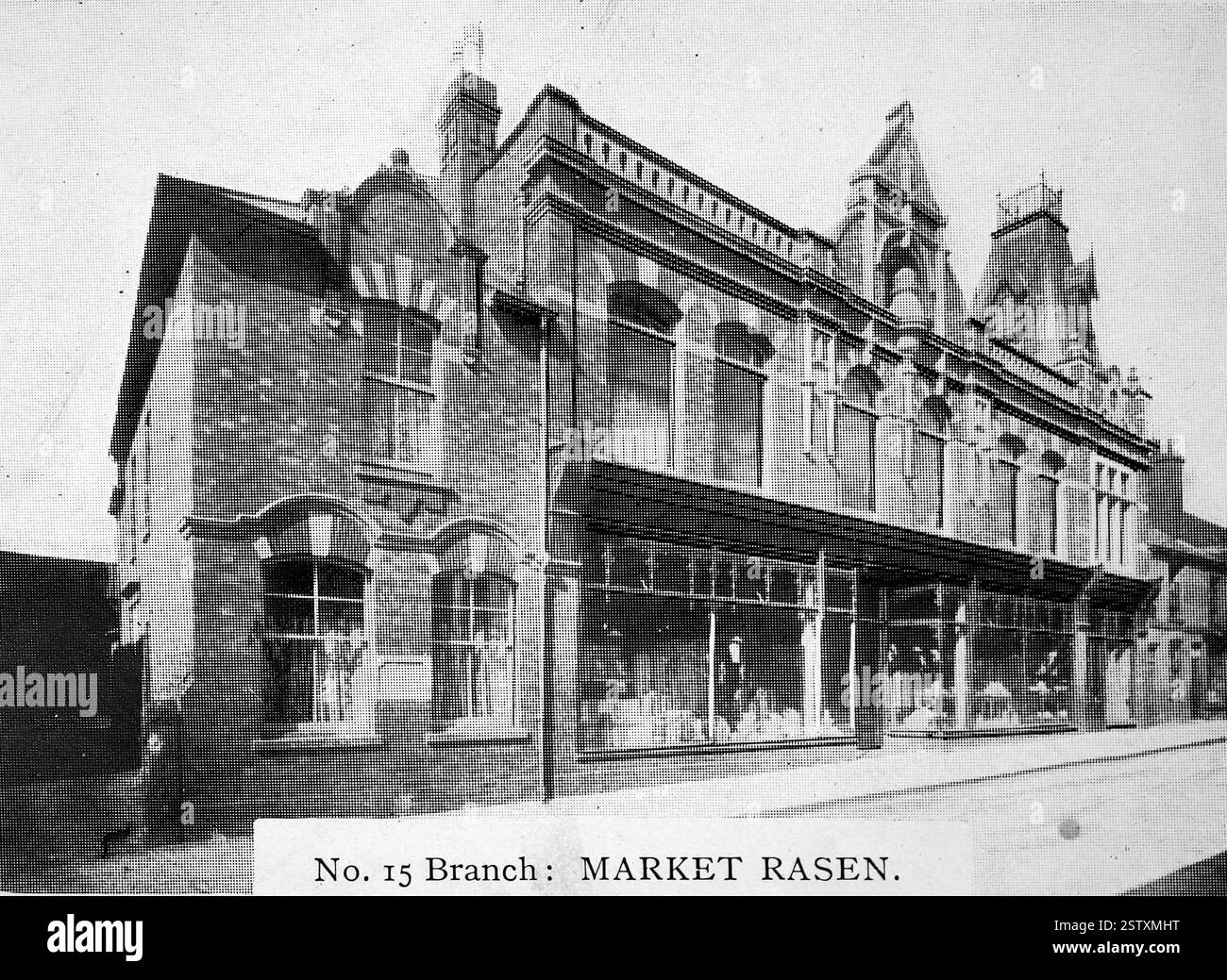 Shopfront of the No. 15 Branch, Market Rasen, Lincoln. From a series of ...