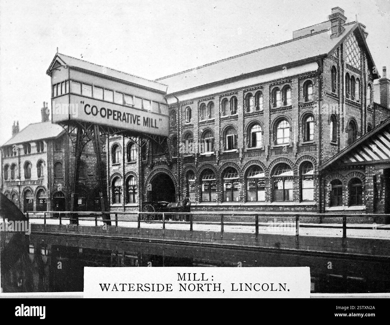 The large building which housed the Lincoln Co-Op Society's mill at ...