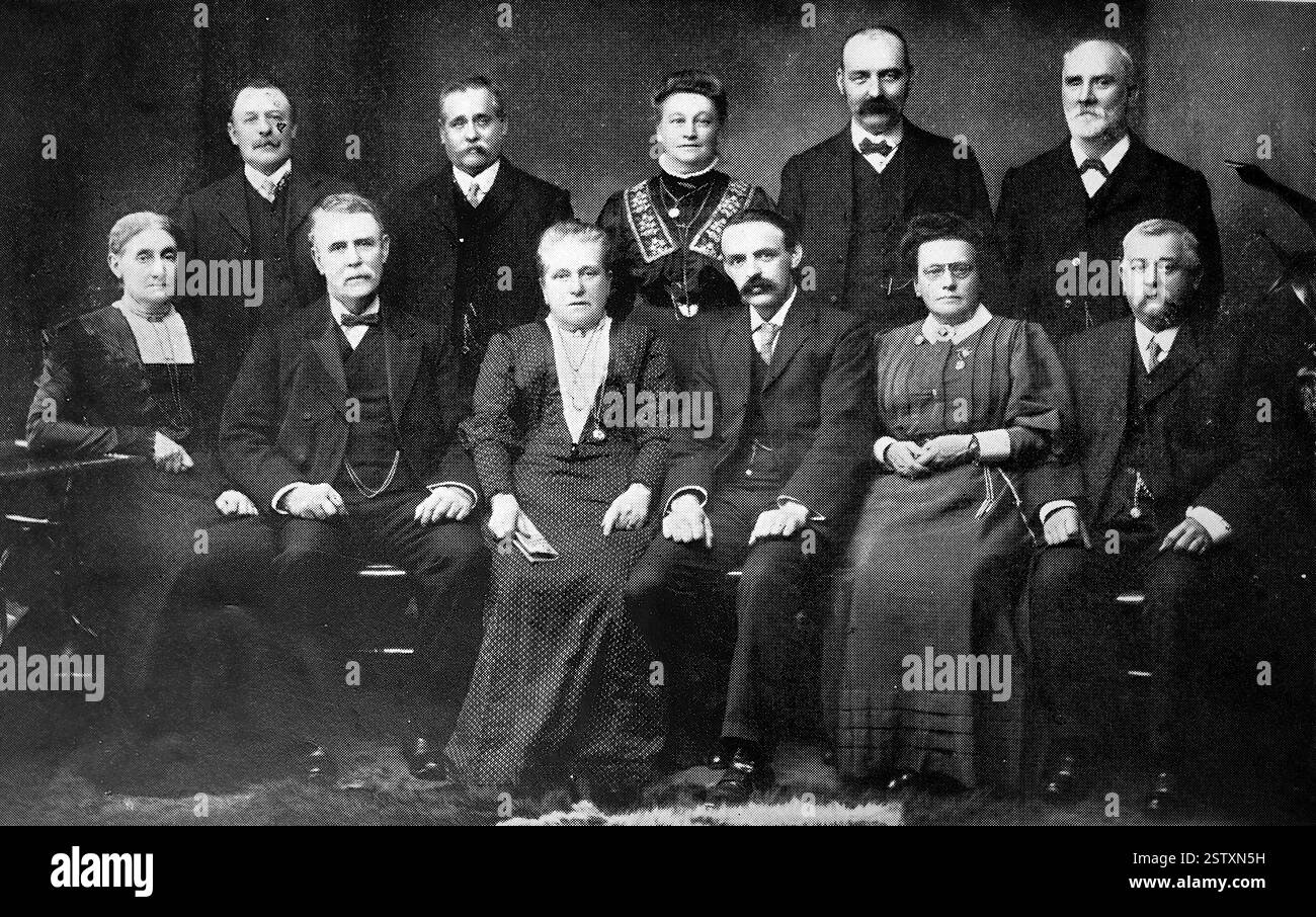 From a series of printed photographs first published in 1911 ...