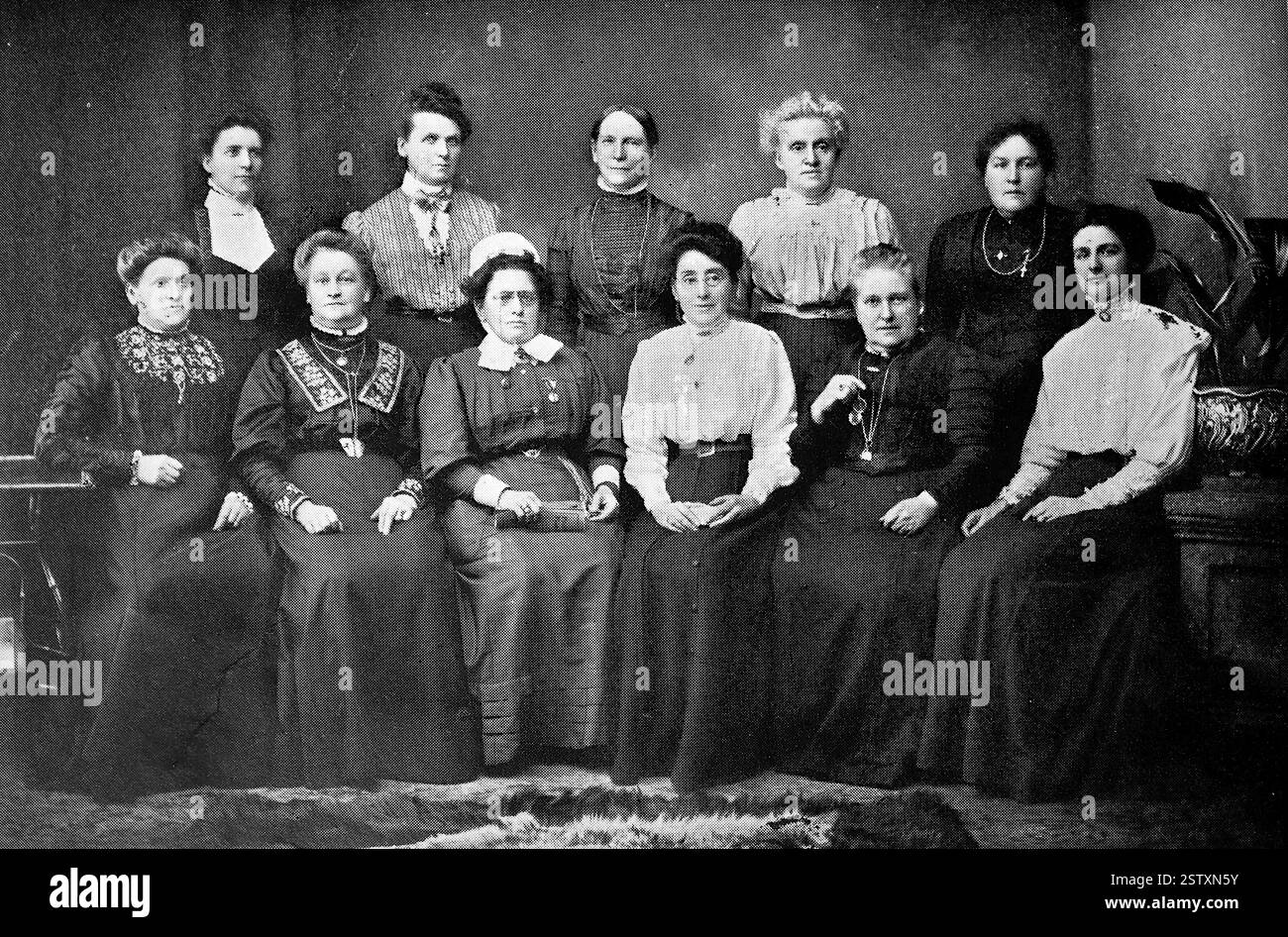 The Women’s Co-Operative Guild, Lincoln. Standing, from left to right ...