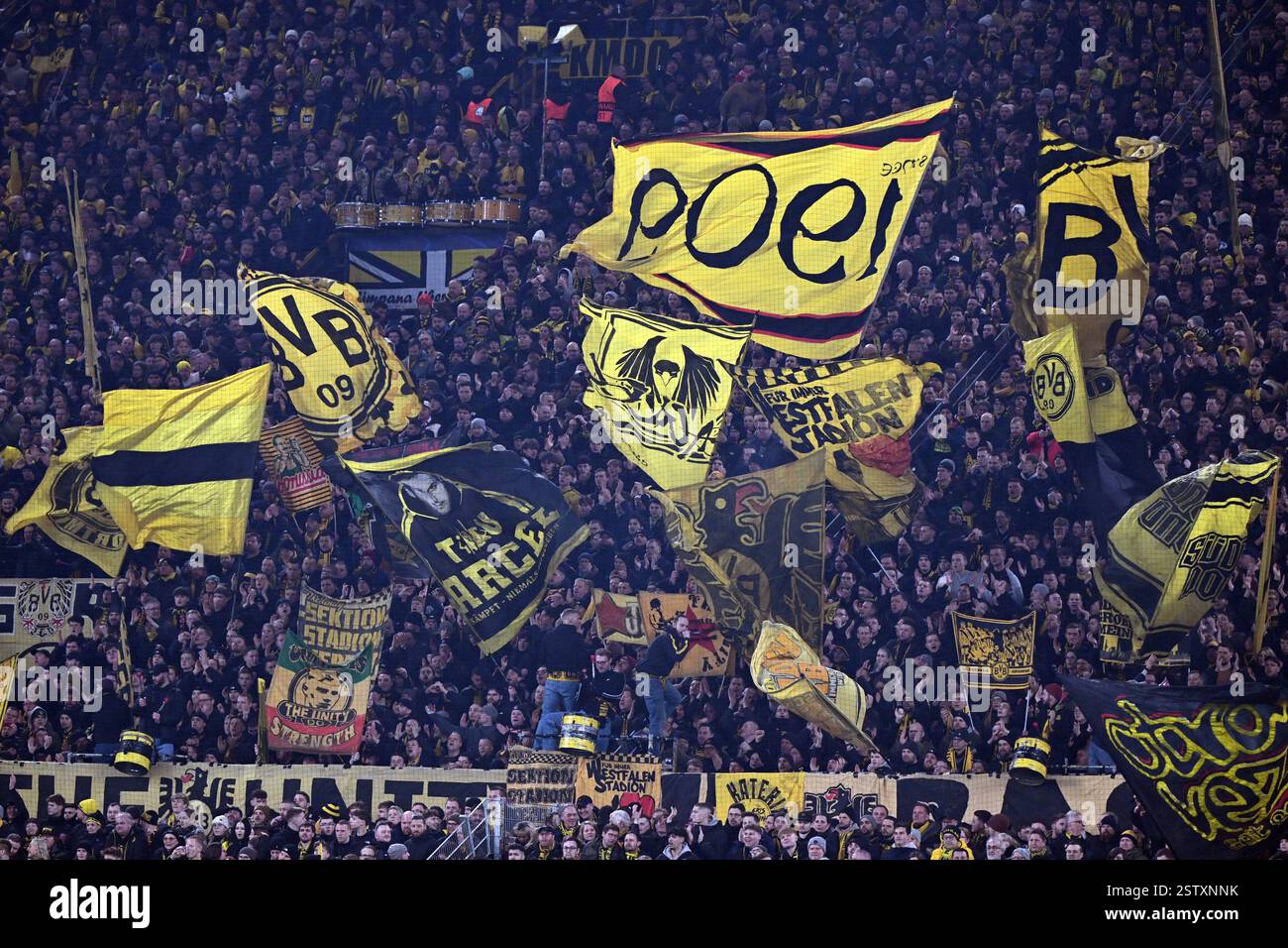Dortmund, Germany. 19th Feb, 2025. Soccer: Champions League, Borussia ...