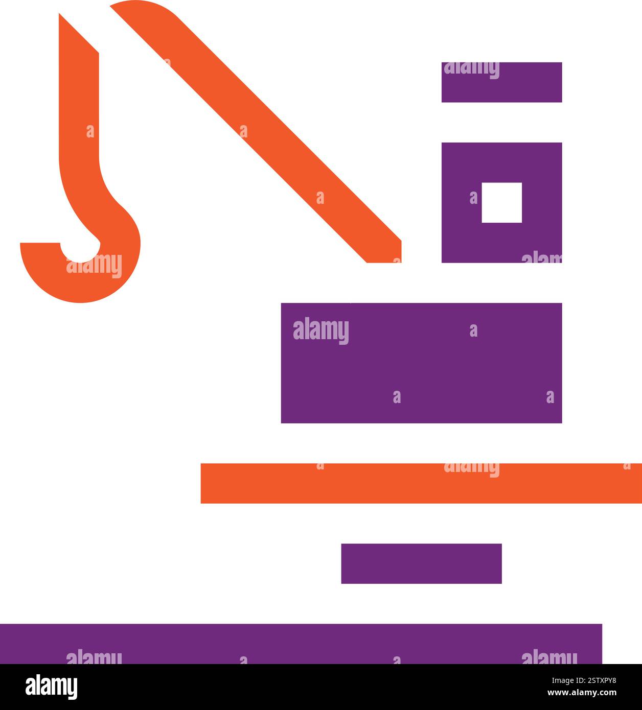 Offshore Rig Vector Icon Design Illustration Stock Vector Image & Art ...