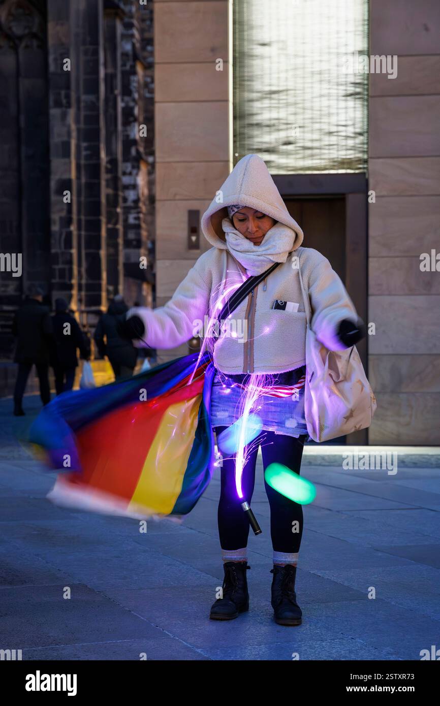 chain of lights against right-wing extremism, hatred and hate speech ...